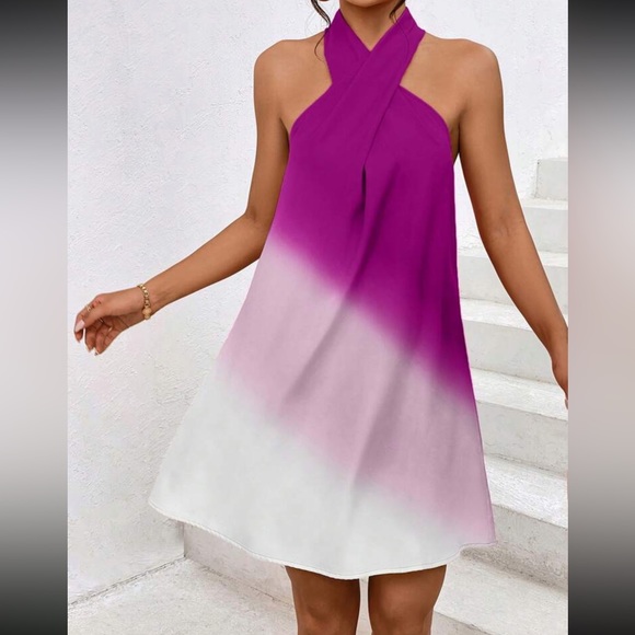 Dresses | Boho Ombre Halter Dress | Poshmark